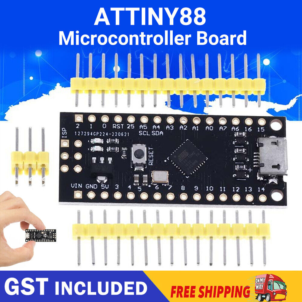 Arduino Nano MH-Tiny ATTiny88 16Mhz Micro USB Microcontroller Board – QTWonline