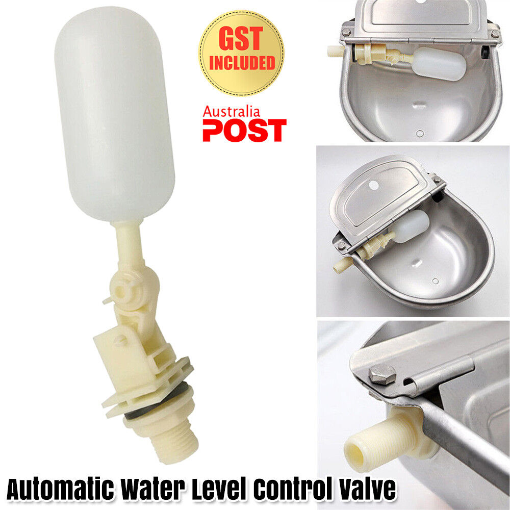 3x Automatic Water Level Control Valve Float Ball Adjusting Tank Troug ...