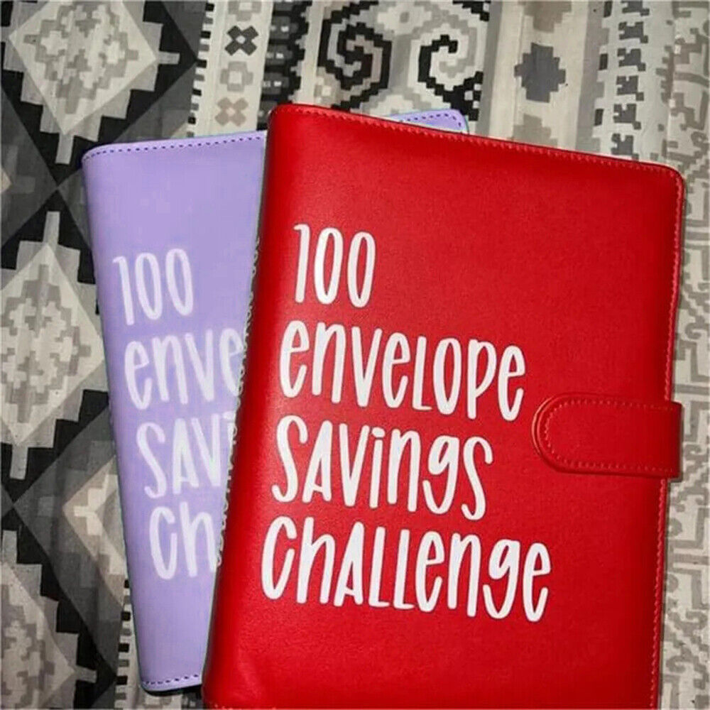 100 Envelope Challenge Binder Budget Binder Savings Challenge Book ...
