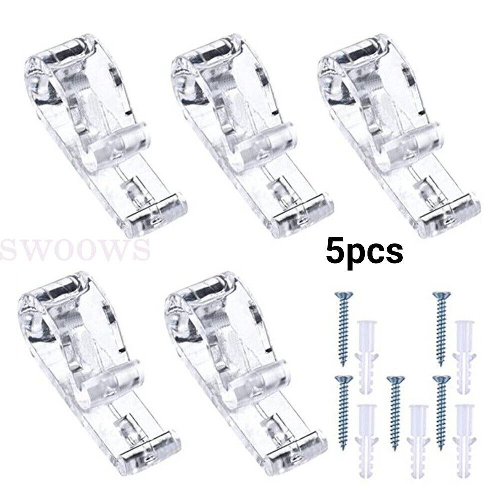 5/10/20 Safety Roller Blind Chain Shade Clear Tensioner Holder Clip Cu ...