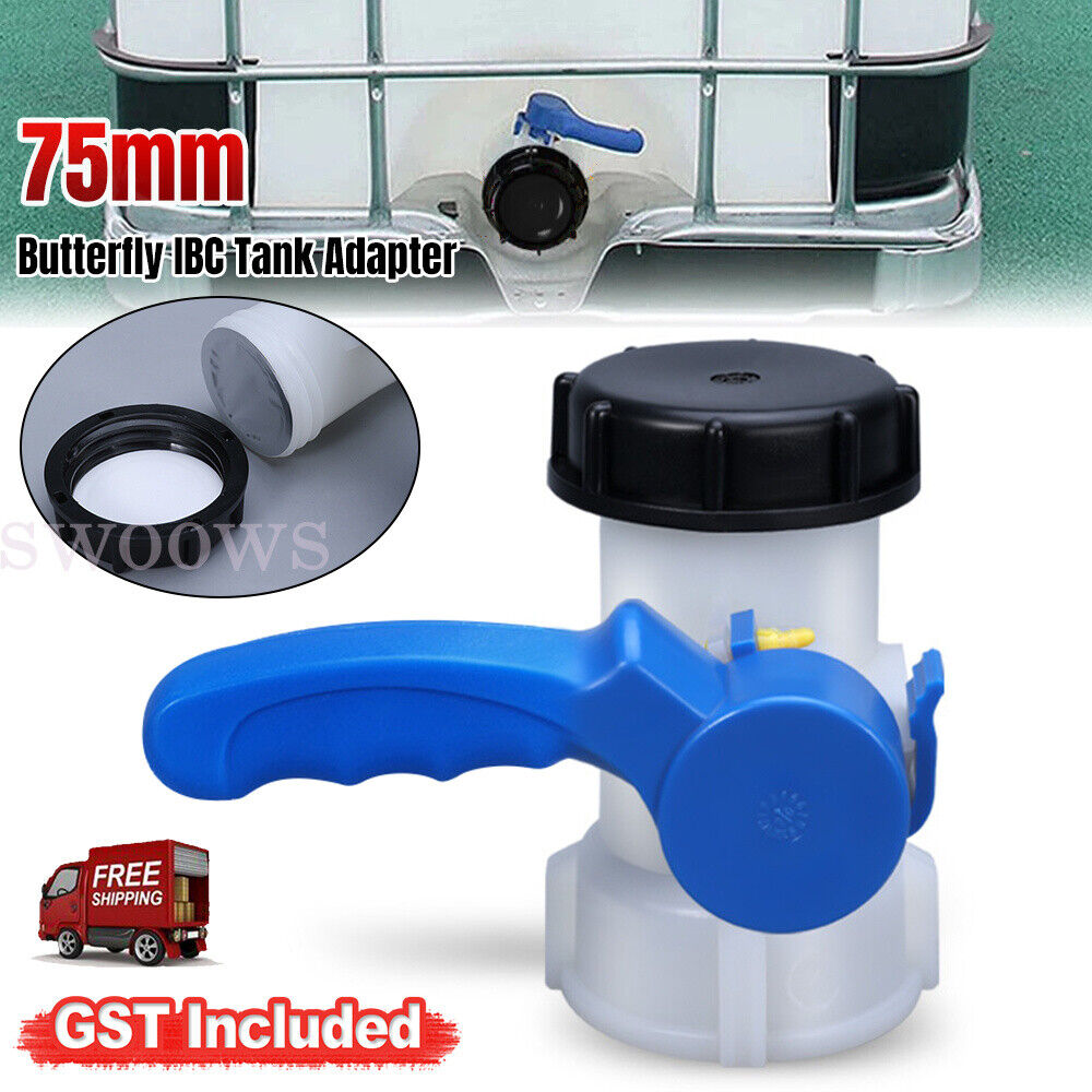 IBC Adapter Valve 75mm Shut-off Valve Outlet Valve For IBC Container W ...