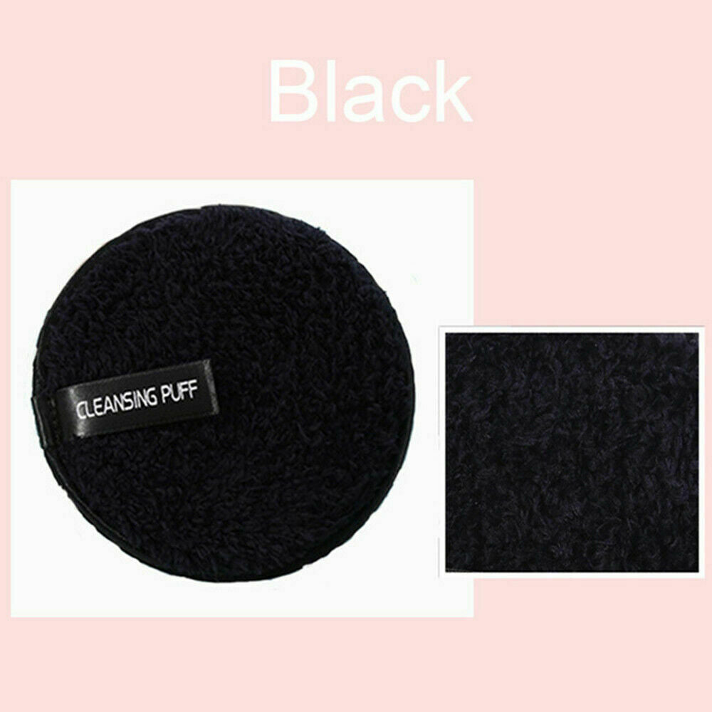 3pcs Microfiber Cloth Pads Makeup Remover Puff Face Cleansing Towel Re ...