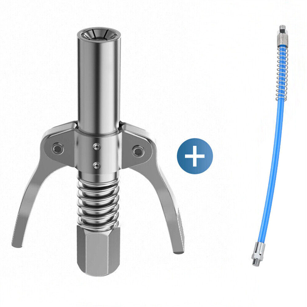 Grease Tool Coupler Heavy-Duty Quick Lock Double Handle Leakfree Greas ...