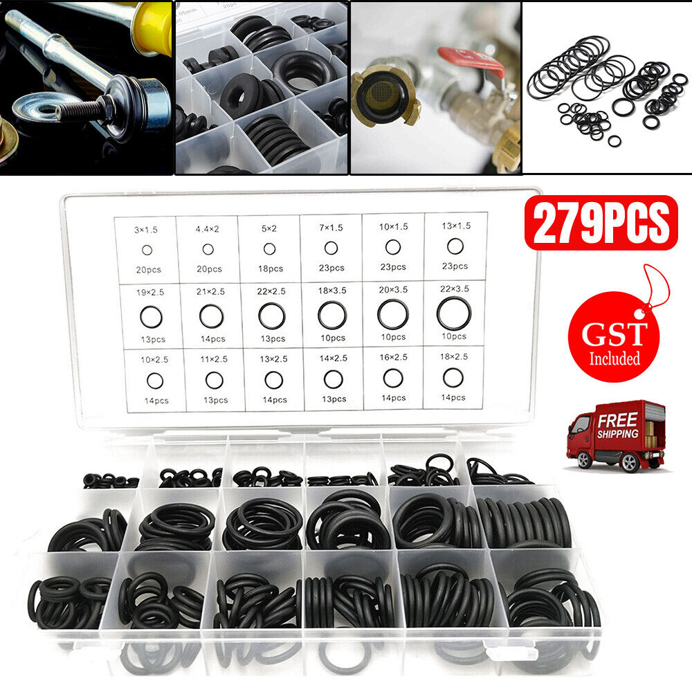 279x Rubber Grommet Firewall Hole Plug Set Electrical Wire Gasket Asso ...