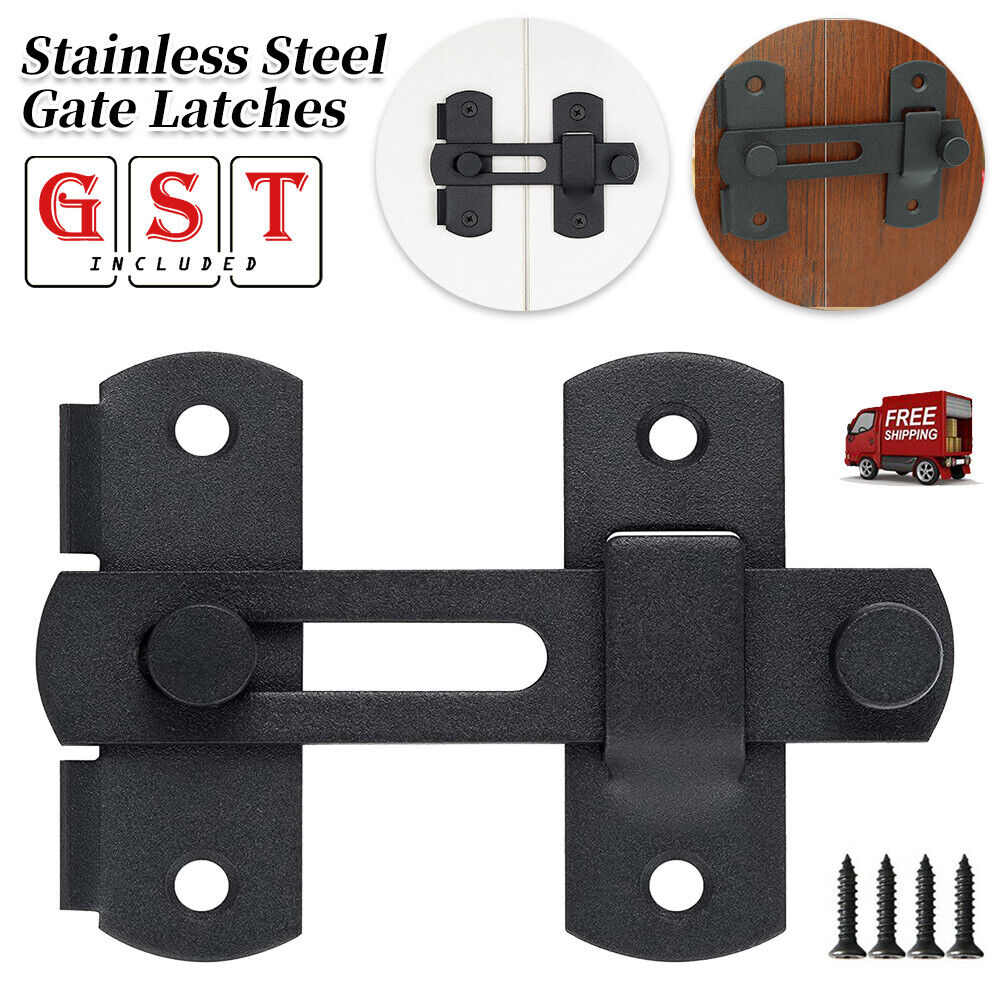 Stainless Steel Gate Latches Flip Latch Bolt Latch Lock for Safety Doo ...