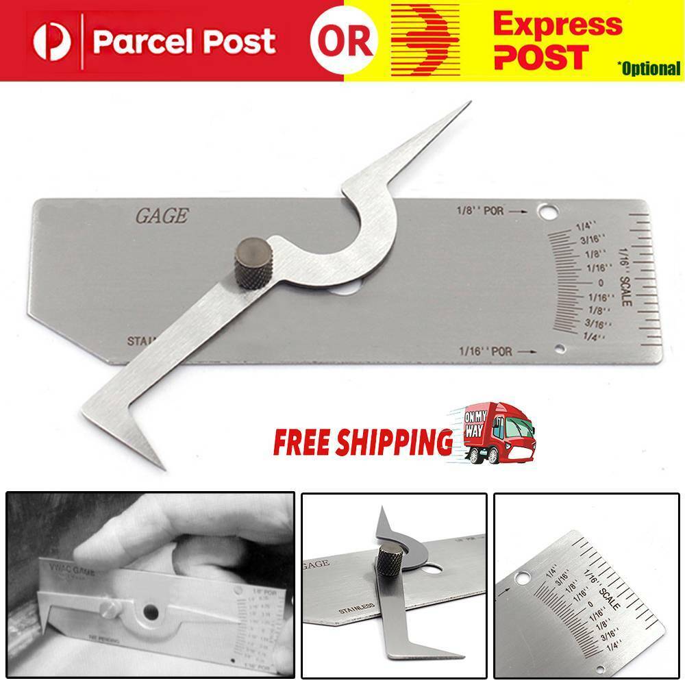 Stainless Steel V-WAC Welding Gauge Weld Seam Undercut Inspection Gage ...