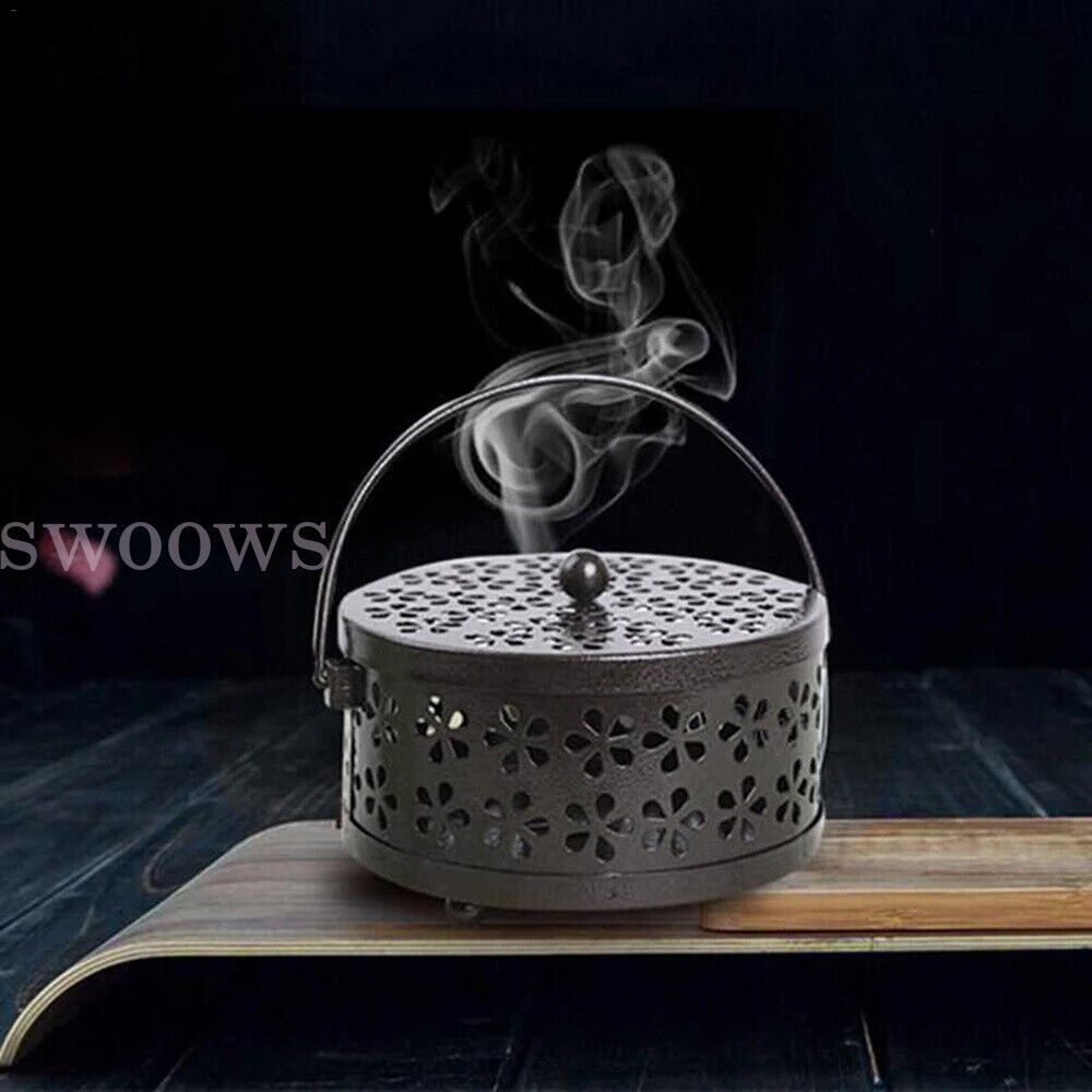Mosquito Mozzie Coil Holder Metal Burner Repellant Home Garden Decor O ...
