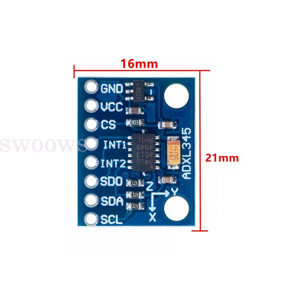 3-axis Acceleration Sensor GY-291 ADXL345 3-Axis Accelerometer Module ...