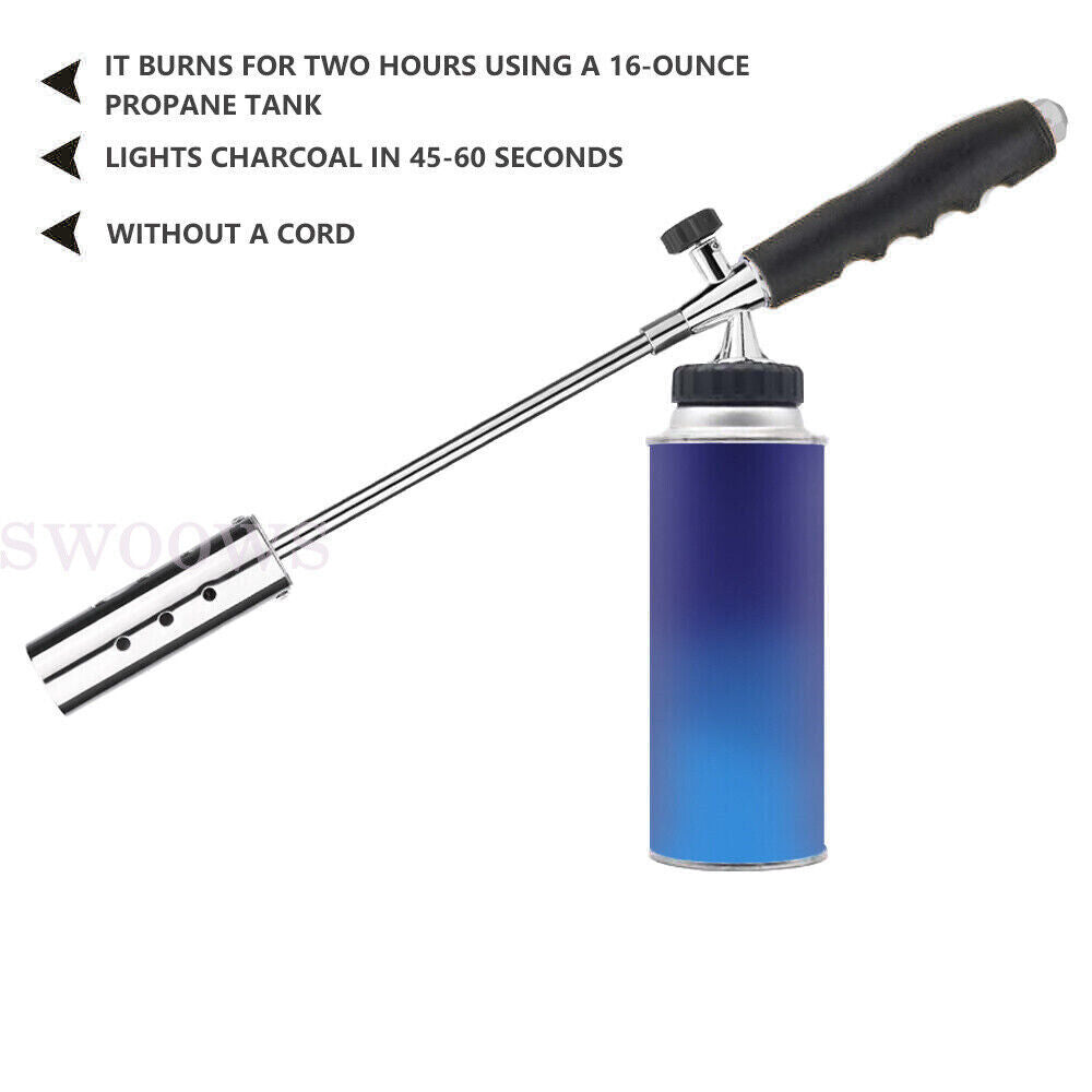 Weed Burner Killer Butane Gas Blowtorch Garden Torch Lighter Tool Wand ...